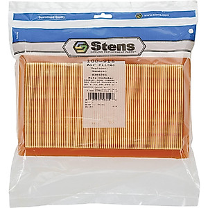 Stens 100-916 Air Filter Compatible with/Replacement for Generac 0062440 Home Stand-by air Cooled generators 0J8478S 1 3/8" Height, 9 1/4" Length, 5 1/2" Width