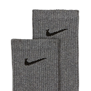 Nike Everyday Plus Cushion Crew Training Socks (6 Pair) nkSX6897 065 Large Dark Grey Heather/Black