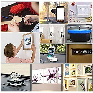 OYEAA 4 Double Sided Sticky Pads 3.15 Inches Round Adhesive Suction Tab Perfect for Mounting, Dashboard Toys, Windshield, GPS, Tiles, Wall Pictures