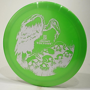 Discraft Vulture (Big Z) Driver Golf Disc, Pick Weight/Color [Stamp & Exact Color May Vary] Green 170-172 Grams