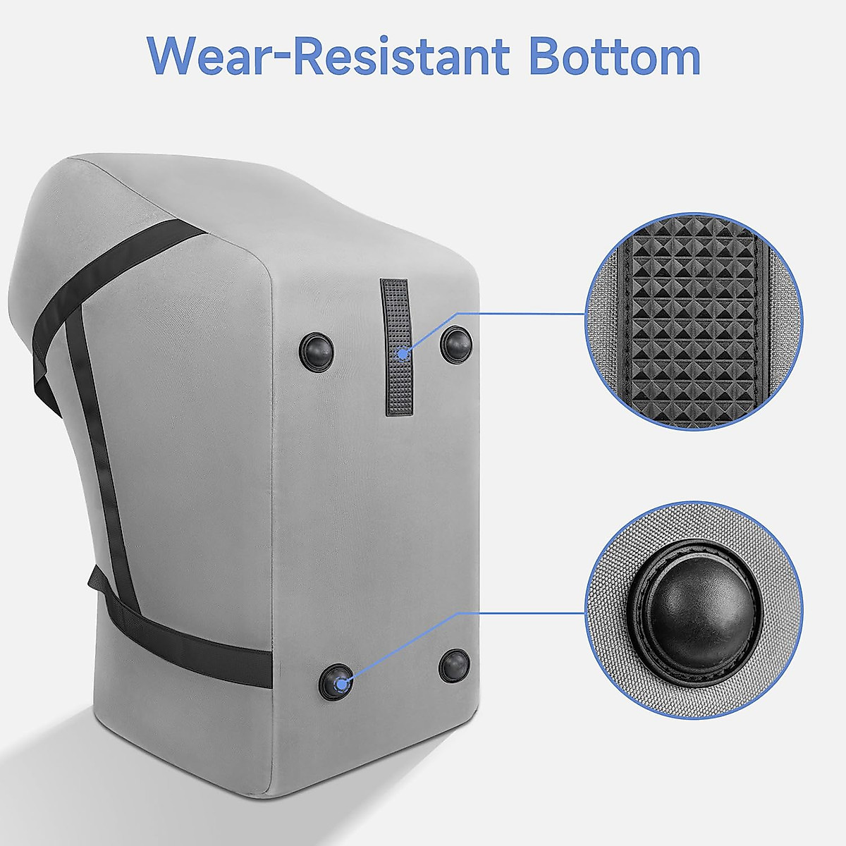 YOREPEK Infant Car Seat Travel Bag Compatible with UPPAbaby MESA V2 and Base,Fit for All Nuna Pipa Car Seat and Base, Padded Car Seat Bags for Air Travel, Carseat Cover for Airplane Travel, Grey