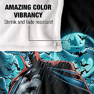 Batman Stormy Knight Silky Touch Super Soft Throw Blanket 36" x 58",Stormy Knight