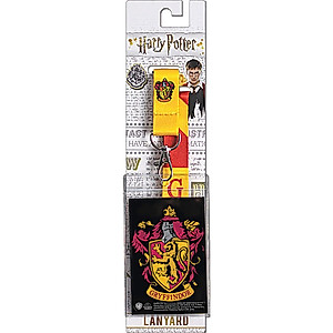 Ata-Boy Harry Potter Gryffindor Crest Reversible Lanyard with Breakaway Clip and ID Holder