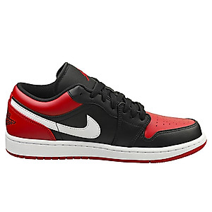 Nike Air Jordan 1 Low Men's Shoes Alternate Bred Toe 553558 066 - Size 11.5 White/Black