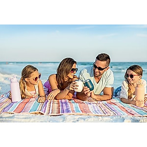 Sip+Sea Antiqua 12 oz Stainless Steel Ceramic Lined Wine Tumbler with Lid | Stemless | Double Wall Vacuum Insulated