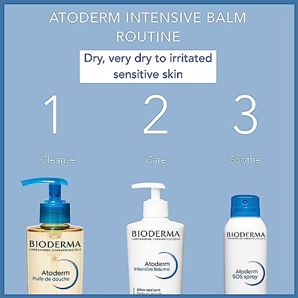 Bioderma Atoderm Intensive Balm, Hydrating Balm For Dry To Atopic Sensitive Skin, Face & Body Moisturizer With Ultra Soothing Anti-Itching Formula, Fragrance-Free, Non-Greasy & Non-Sticky For Family
