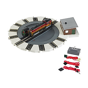 Bachmann Industries Motorized Turntable Train Car, N Scale,Silver