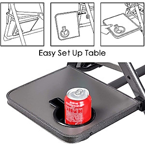 EVER ADVANCED Oversize XL Zero Gravity Recliner Padded Patio Lounger Chair with Adjustable Headrest Support 350lbs, Blue