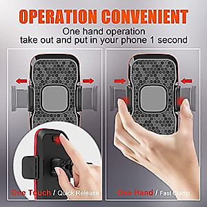 ZYlifemagic Universal Air Vent Phone Holder for Car [Upgraded Military-Grade Stability], Cell Phone Holder Car Compatible with All Smartphone Apple iPhone [Big Phones and Thick Case Friendly]