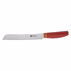 ZWILLING Now S Bread Knife, 8-inch, Granada Orange