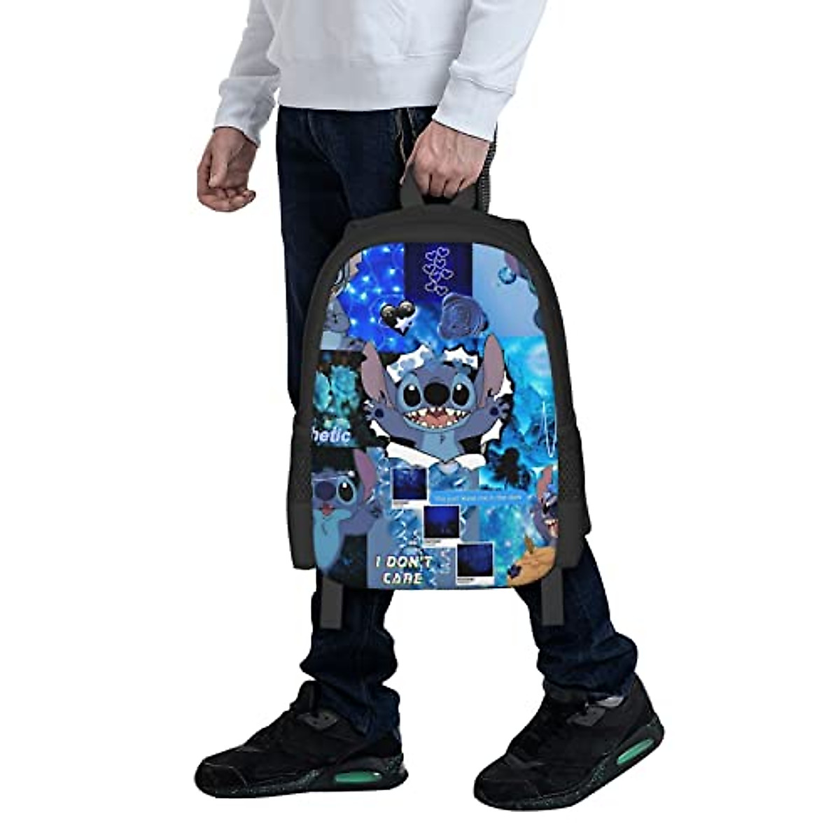 Cute Stitch Backpacks Cartoon Daypack Unisex Laptop Bag For Man Women College Office Picnic Travel