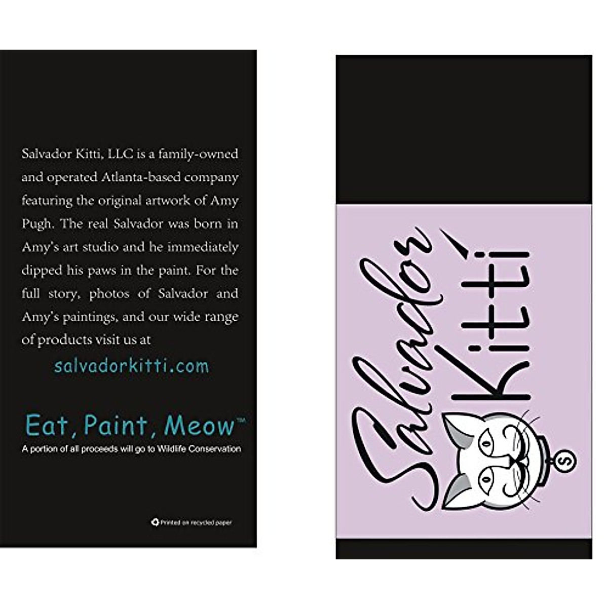 Salvador Kitti Small Pencil Bag (Sea Otters - Best Friends)