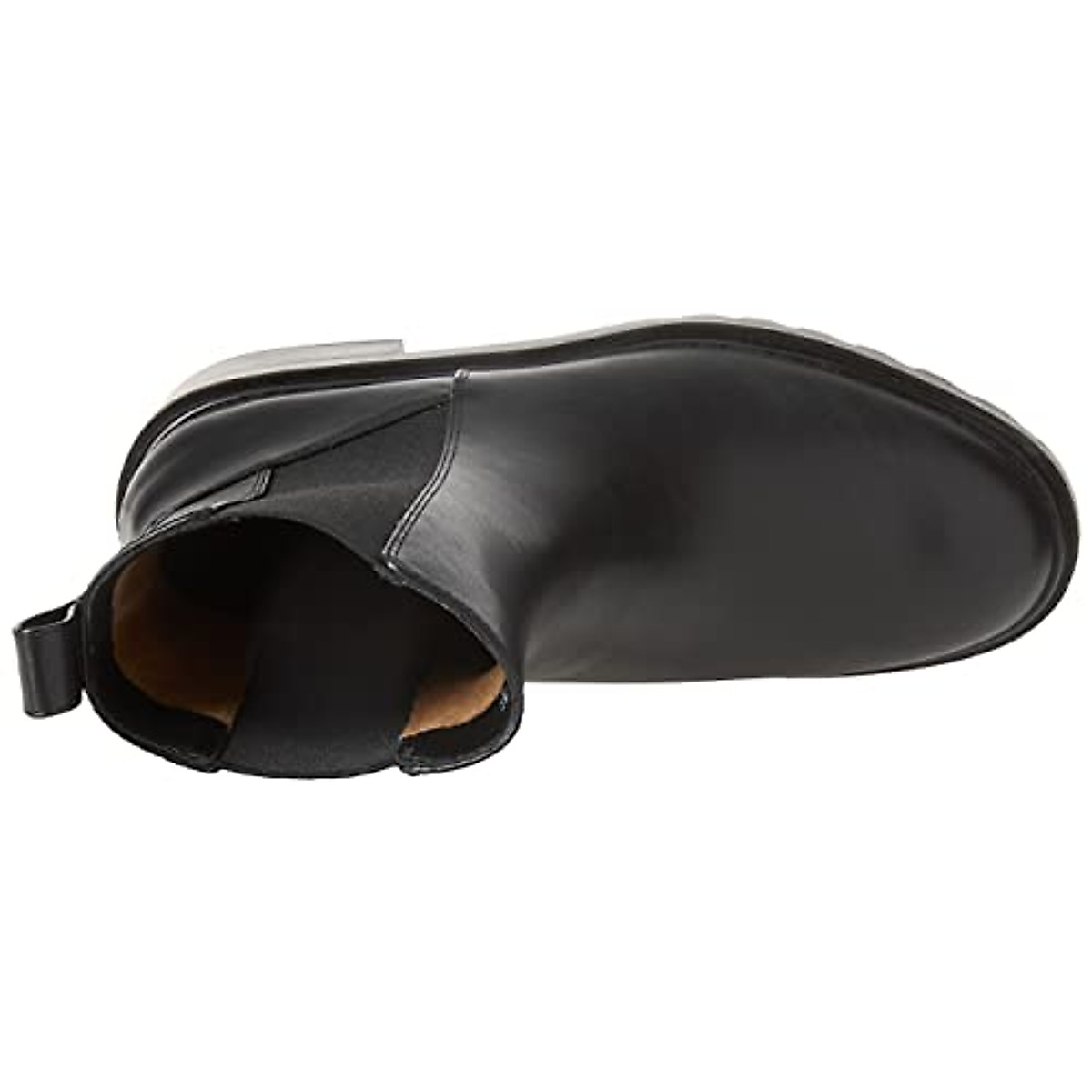 Amazon Essentials Women's Chunky Sole Chelsea Boot, Black, 8