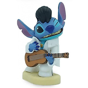 Lilo & Stitch Elvis Alien 2" PVC Cake Topper Figure Figurine Blue Dog New