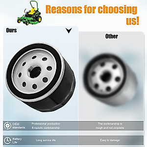 QAZAKY 3pcs Oil Filter Compatible with EZGO 492932S Toro 1077817 Bad Boy 063-2004-00 063-4025-00 063-8018-00 Ariens 21548100 21550800 Craftsman 24603 33935 Partner PR3033001 Landpride 831-053C 100803