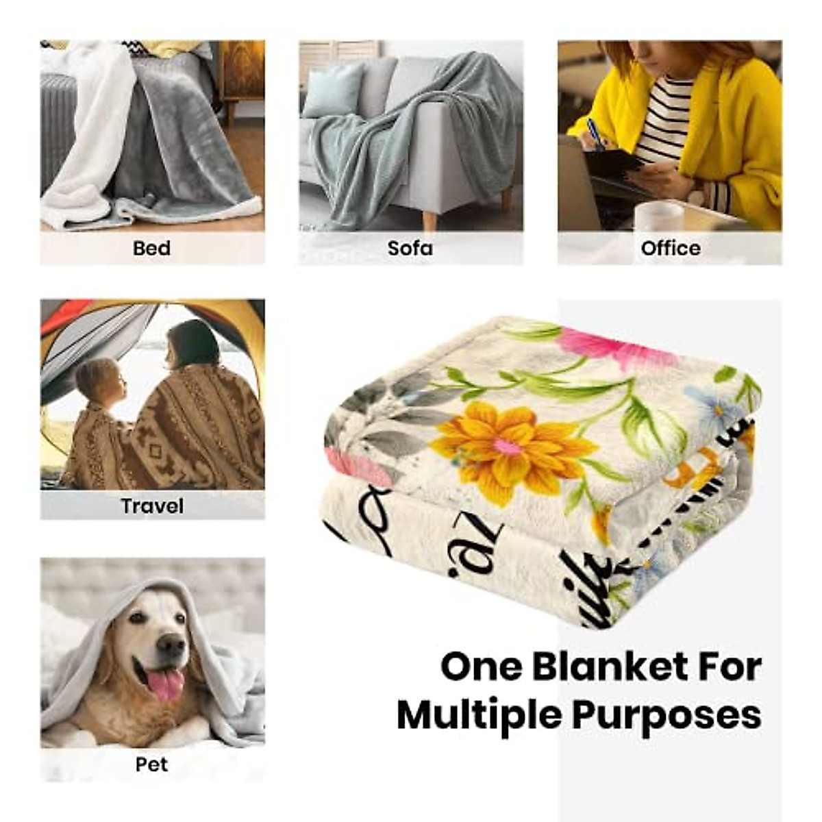 Tsefiwo Retirement Gifts for Women, Men 2023 Blanket - Retirement Party Decorations - Happy Retirement Gifts - Retirement Gifts for Coworkers - Retirement Decor Gift for Mom Blanket 50x60 Inch