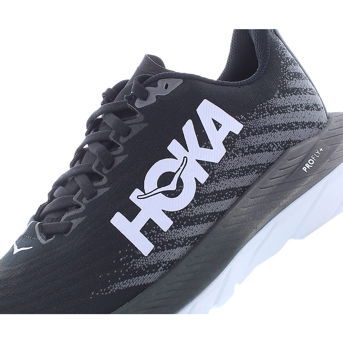 HOKA ONE ONE Mach 5 Womens Shoes Size 8, Color: Black/Castlerock
