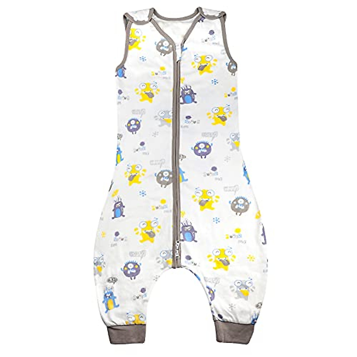 MOEMOE BABY Sleep Sack with Feet, Baby Sleeping Bag Sleeveless, Wearable Blanket Baby with Legs, Cotton Toddler Sleep Sack, 12Months - 7T