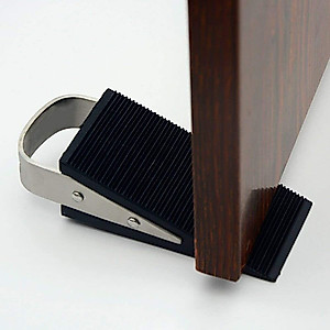 Large Rubber Door Stopper - Door Stop That Won't Scratch Floor or Door - Works On All Surfaces