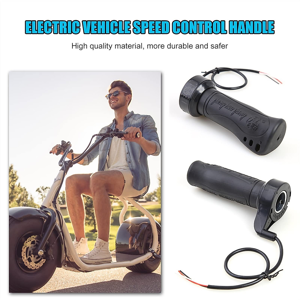 Bike Fender Electric E-Bike Twist Throttle Speed Handlebar Controller Electric Scooter Bicycle Cycling Throttle Grip Twist Speed Handlebar Mud Guards