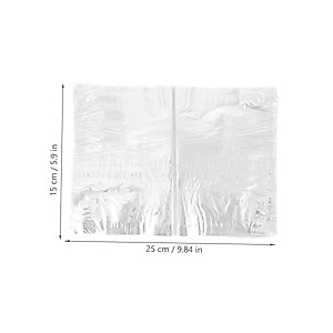 GARVALON 100pcs Heat Shrink Plastic Bag Clear Bags Vacuum Packing Bags Shrinkable Wrapping Bag Seal Packaging Bags Food Preservation Shrink Bag Vacuum Sealed Bags Clear Shrink Bags PVC