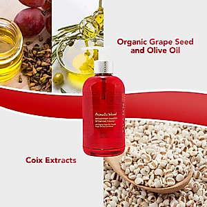 Thann Aromatic Wood Aromatherapy Hair Shampoo for Men and Women - Detoxifying Shampoo with Organic Olive Oil, Grape Seed Oil and Coix Extracts, Silicone & Paraben Free, Fresh Scent, 250 ML (8.5 Fl Oz)