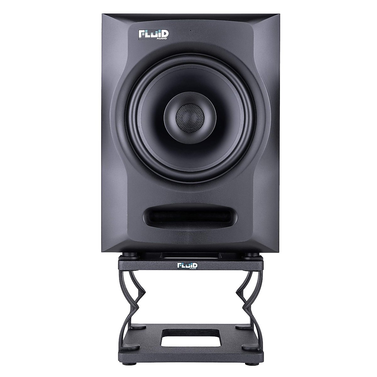 Fluid Audio DS8: Decoupling Adjustable Monitor Stand for 6-8" Speaker Loaded Studio Monitors