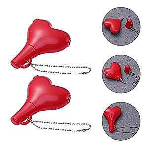 MILISTEN 2pcs Heart Shaped Audio Adapter Headphone Cable Splitter Earphone Cable Divider