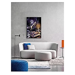 Diamond Painting Kits, DIY 5D Full Drill Art Perfect for Relaxation and Home Wall Decor (Halloween, 12x16inch)