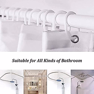 4 Pcs Durable Fabric African American Bathroom Shower Curtain Set,Bathroom Sets with Black Girl Shower Curtain and Rugs，with Toilet Lid Cover and Bath Mat