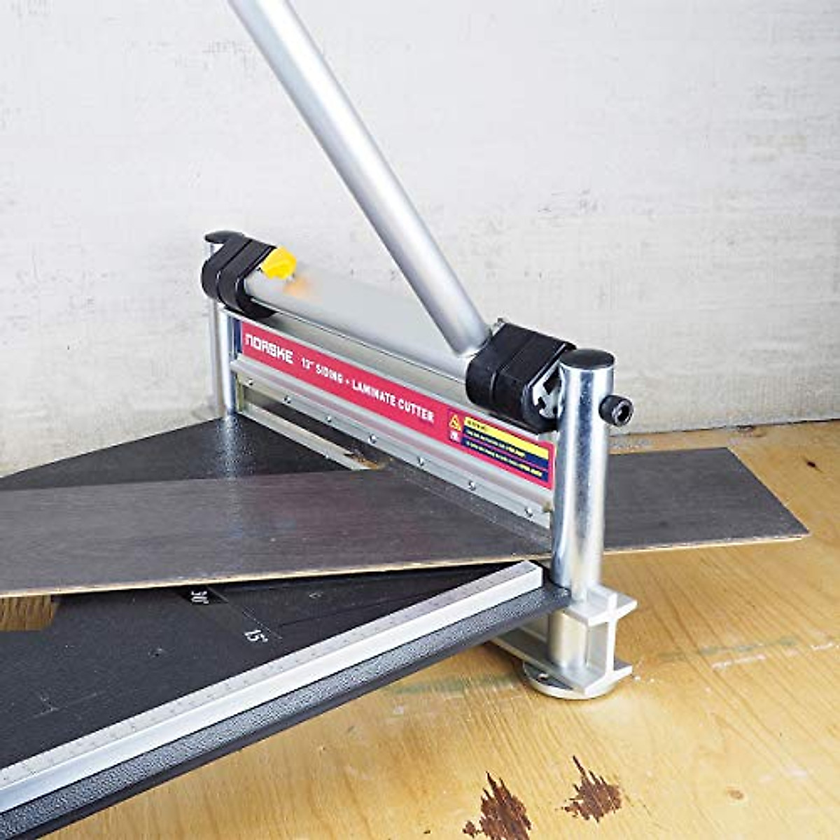 Norske Tools Newly Improved NMAP001 13 inch Laminate Flooring and Siding Cutter with Heavy Duty Fixed Aluminum Fence & NMAP002 13" Laminate Flooring & Siding Replacement Blade