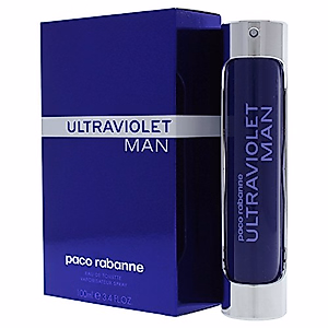 Ultraviolet By Paco Rabanne For Men. Eau De Toilette Spray 3.4 Ounces