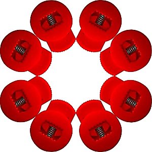 AliBall Glove Locks, Lace Locks for Baseball Glove 8 Pack, Never Need Thying Knots Again, Strong Elasticity, Made Plastic and Springs, Fits All Gloves, Baseball Glove Accessories