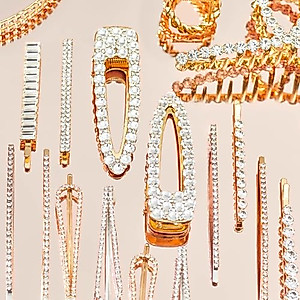 Kitsch Gold Crown Rhinestone Headband - Double Metal Headbands for Bridal Hair Accessories - Headbands for Women - Headbands for Girls - Jewelry - Gold Accessories - Wedding Headband