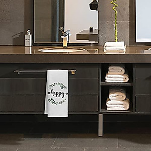 Happy Floral Kitchen Towels Dishcloths Hand Towels Beach Towel, Housewarming Towels Kitchen Towels Dish Towels Hand Towels,Gifts for New House New Apartment Family Women Men,Birthday Gifts for Girls