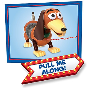 Disney•Pixar's Toy Story Slinky Dog Pull Toy, Walking Spring Toy for Boys and Girls, Kids Toys for Ages 18 Month by Just Play