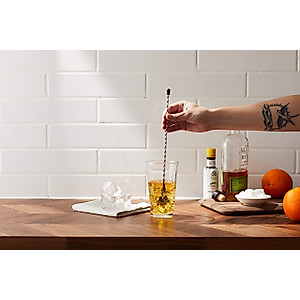 Houdini Mixing Spoon Cocktail Accessory, 13 inches, Stainless Steel