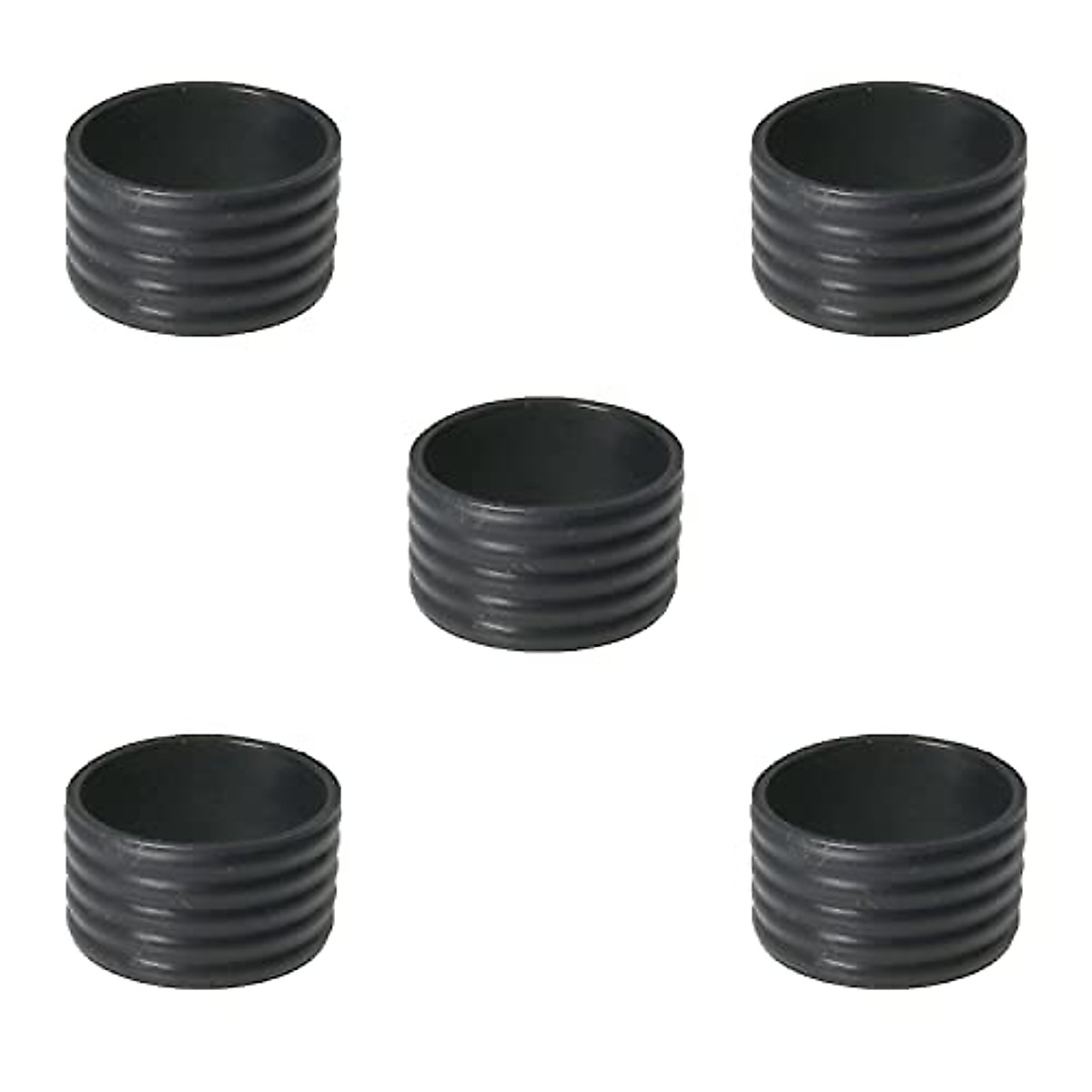 WELWIK 5PCS Tennis Racquet Grips Tennis Racket Grip Band with Non-Slip Badminton Tennis Absorbent Cover Badminton Tennis Absorbent Overgrip in Place, Black