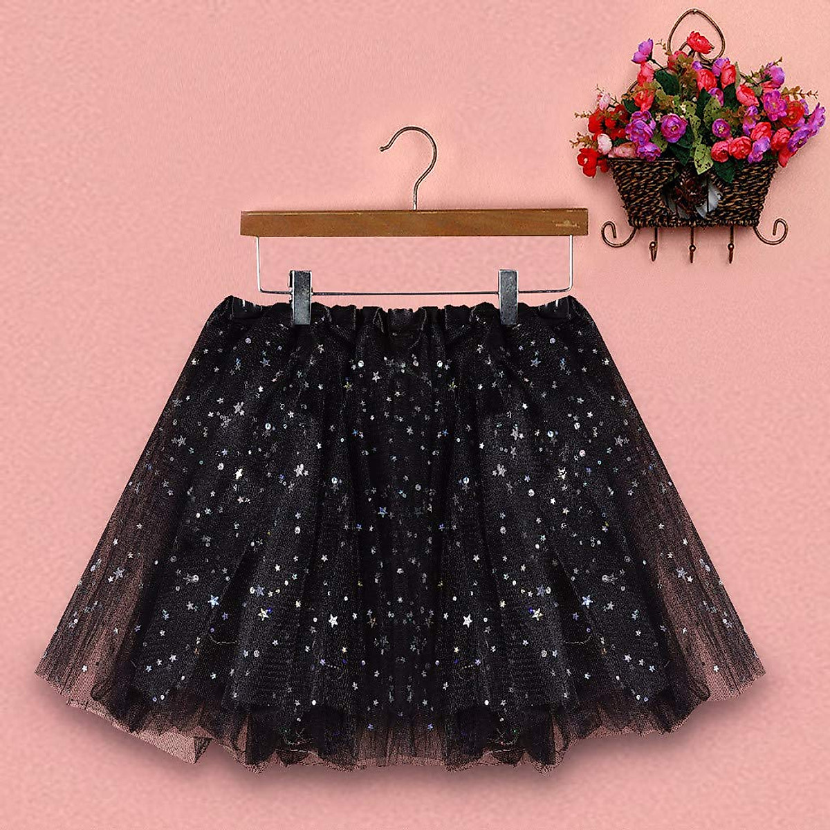White Tutu Dress for Women Women Star Skirt with LED Tulle Mesh Small Bulb Sequins Skirt Princess Pleated Skirt Women