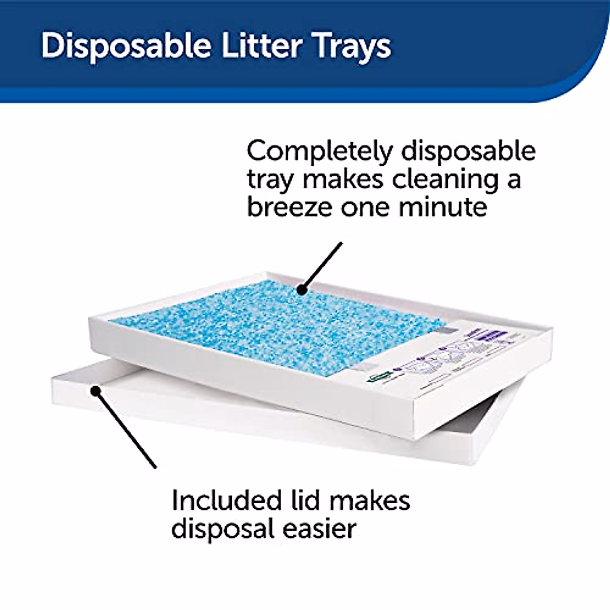 ScoopFree Litter Tray Refills with Premium Blue Crystals