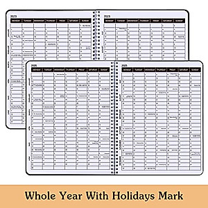 Office Planner July 2023 - June 2025 Monthly Calendar Planner - 9×11 Inch Time Management Personal Planner Hard PVC Cover with Spiral Bound
