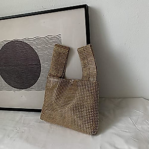 Fashion Sequins Rhinestone Women Clutch Bag Crystal Bling Diamond Glitter Tote Female Evening Dinner Party Handbag Girls Purse