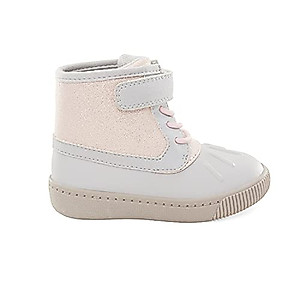 Simple Joys by Carter's Alexis Outdoor Boot Fashion, Ivory Light Pink, 11 US Unisex Little Kid