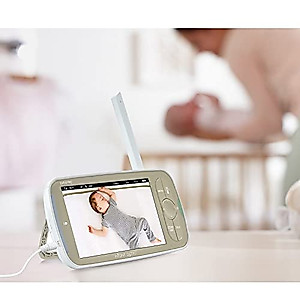 Smays Charger Cable Replacement for Infant Optics DXR-8 / DXR8 PRO Monitor Unit, Round-Pin Power Cord 2-Pack