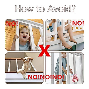 Banister Guard for Baby - 10ft L x 2.5ft H, Child Safety Net, Stair Railing Banister Proofing Mesh Net Balcony Netting for Pets & Kids