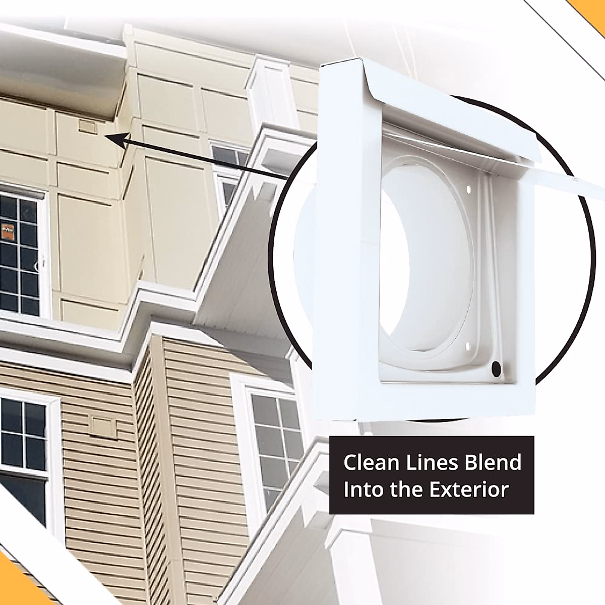 4 Inch Dryer Vent Guard | Dryer Vent Cover Outside | Exhaust Exterior Vent Cover | Bathroom and Dryer Vent Cover | Dryer Vent Cover for Dryer Vent Pipe | Wall Cap | Dryer Vent Covers (4" - White)