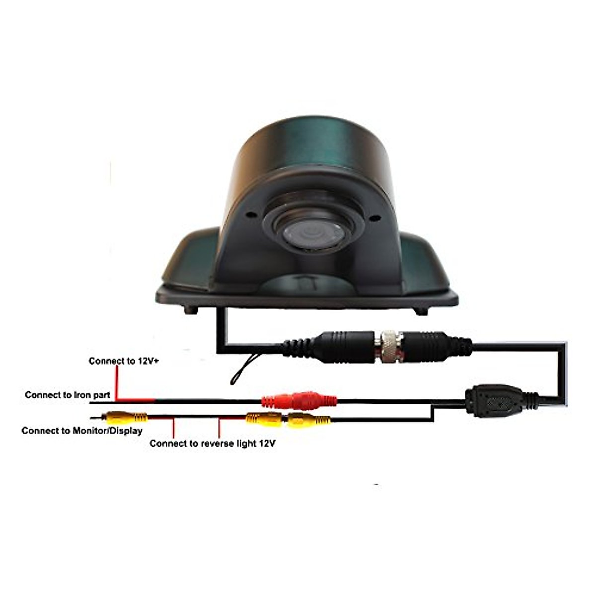 KNRAGHO Compatible with Backup Camera for B E N Z Sprinter/Crafter Camera(RCA conncetor)