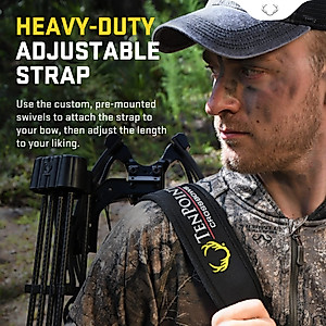 TenPoint Neoprene Sling - Adjustable 1.25” Shoulder Strap with Thumb Loop - Compatible with All TenPoint, Wicked Ridge & Horton Crossbows