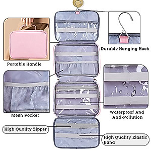 ZIORS Baby Girl Hair Accessories Storage Organizer Bag,Hair Tie Organizer Large Capacity Hair Bows Clip Hanging Organizer with Multi-Compartments