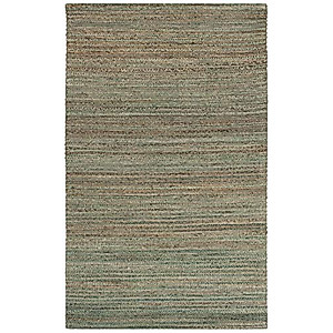 SAFAVIEH Cape Cod Collection 8' x 10' Sage / Natural CAP503B Handmade Braided Hemp Area Rug